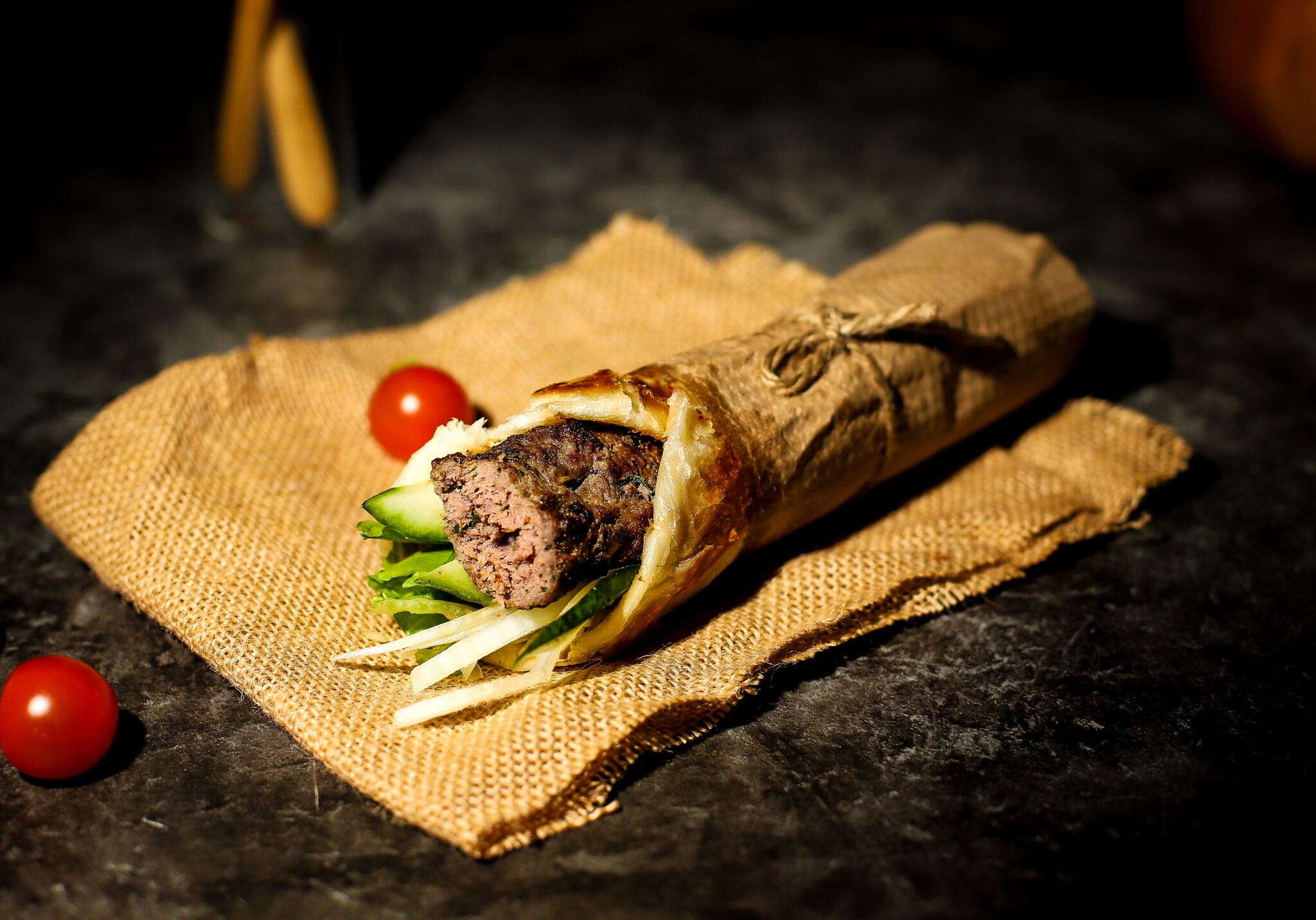 Beef Kabab Wrap - Biryani Boss